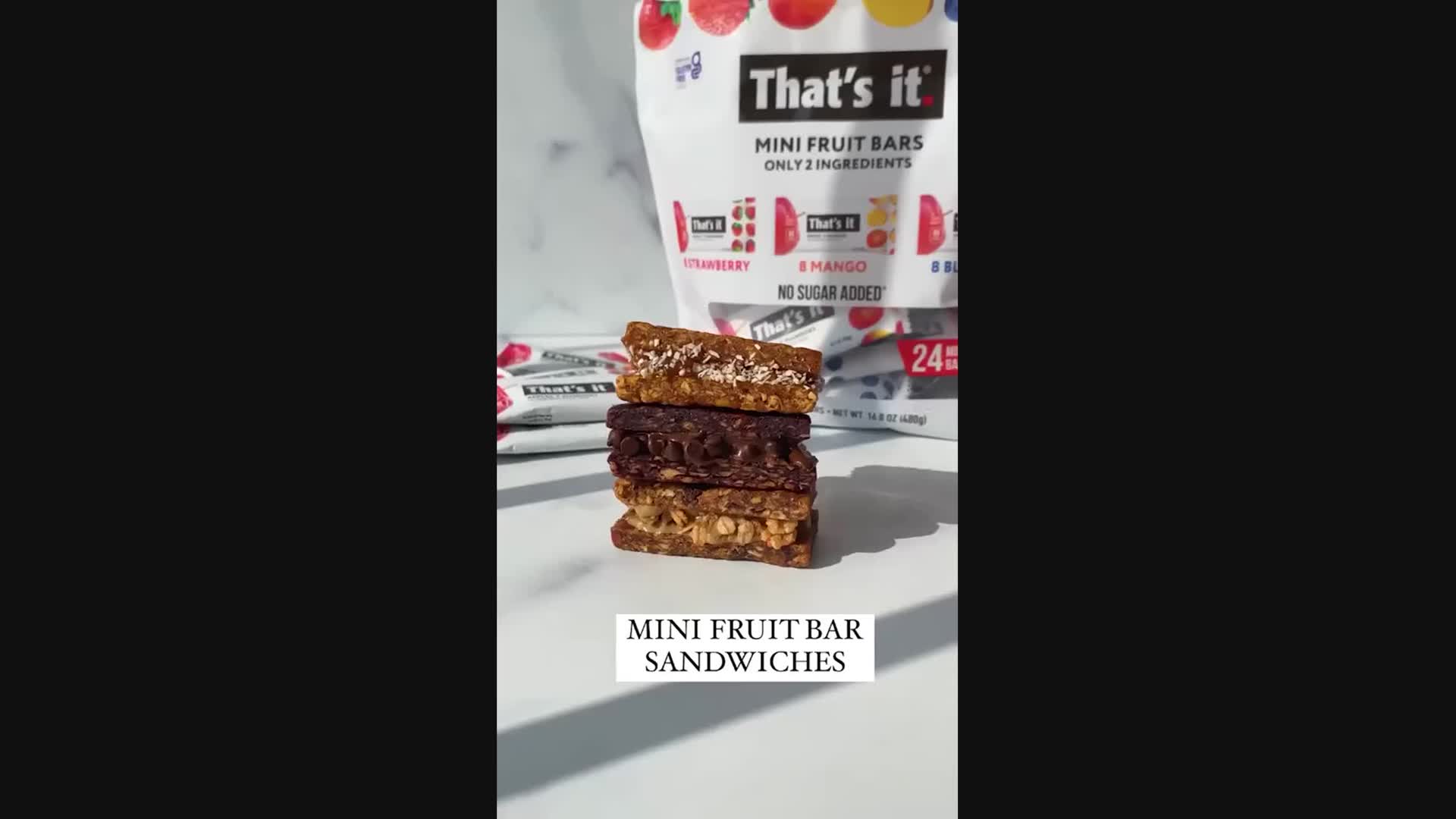 Mini Fruit Bar Sandwiches: A Fun and Healthy Snack Idea